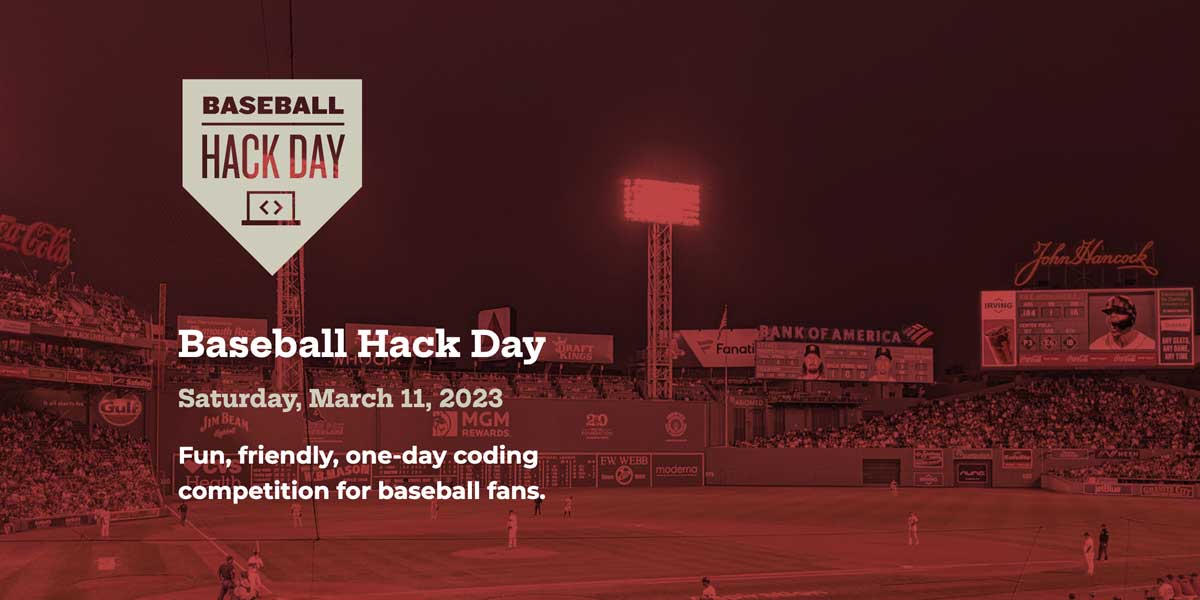 Baseball Hack Day 2023 is on March 11